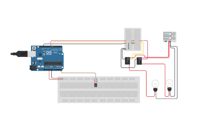 Circuit design ATIVIDADE AULA 16 - Tinkercad