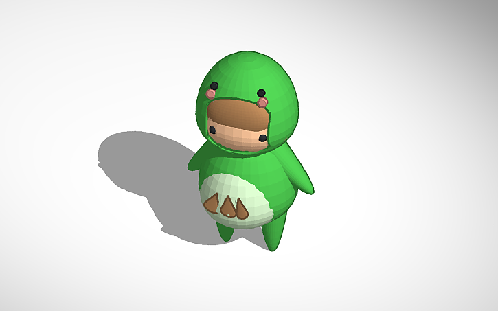 3D design kiwi Chibi of me | Tinkercad
