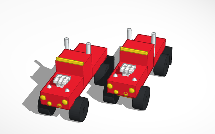 3D design monster truck - Tinkercad
