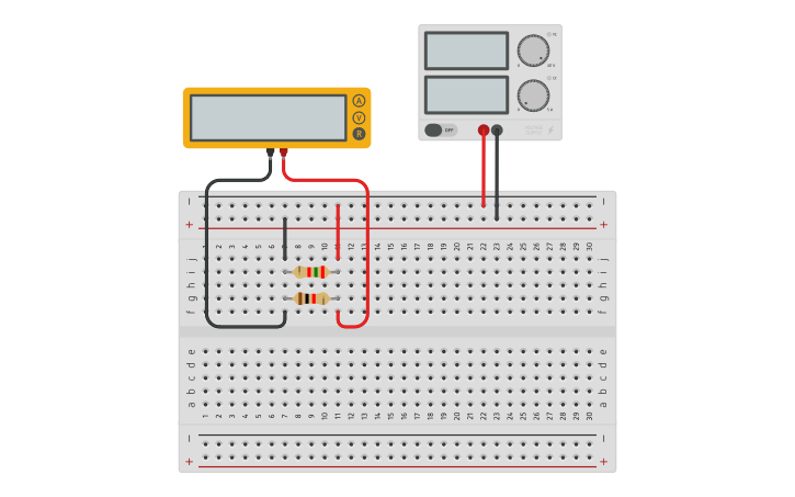 Circuit design PARALLEL - Tinkercad