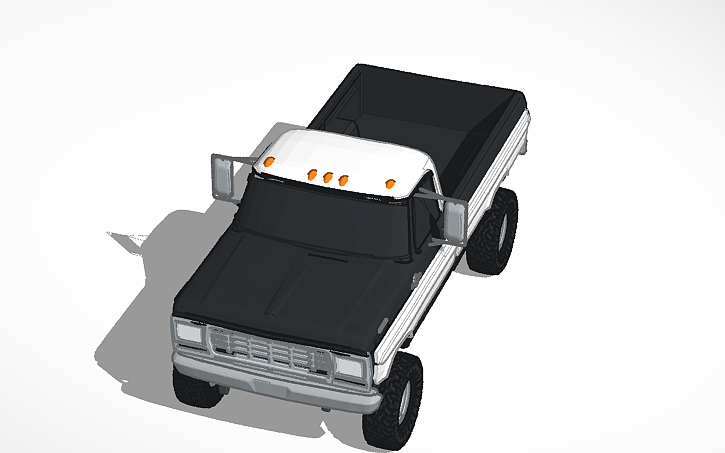 3D design 1979 F350 - Tinkercad