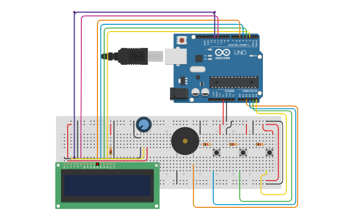 Circuit design Timer - Tinkercad