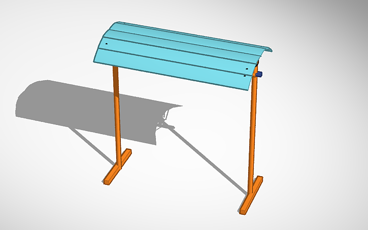 3D design Clothes rack - Tinkercad