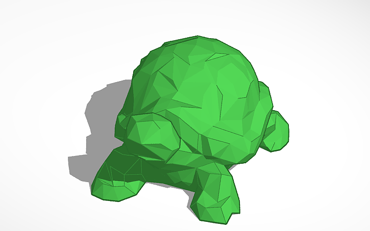 3D design turtle - Tinkercad
