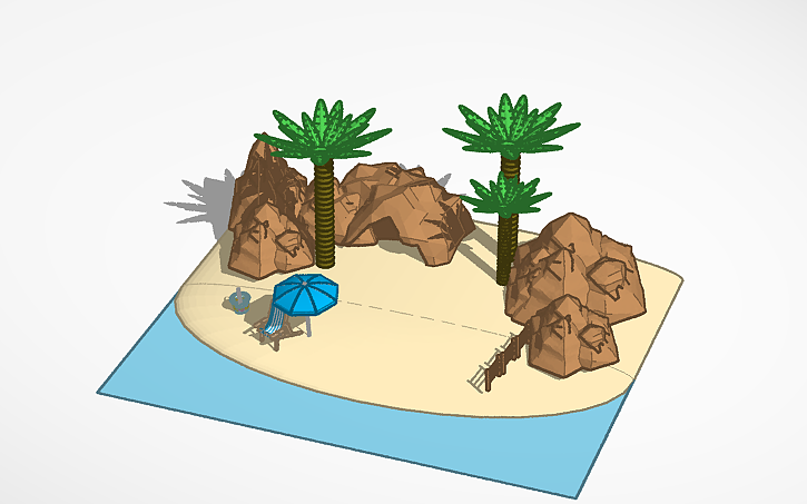 3D design Playa - Tinkercad
