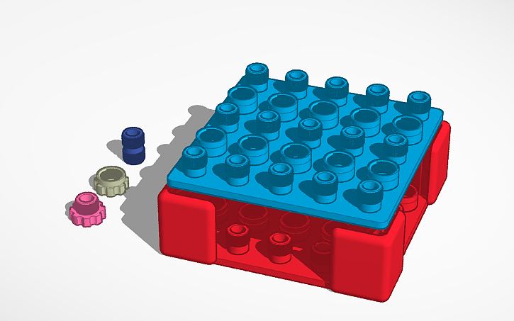 3D design PL/N UHF cover - Tinkercad