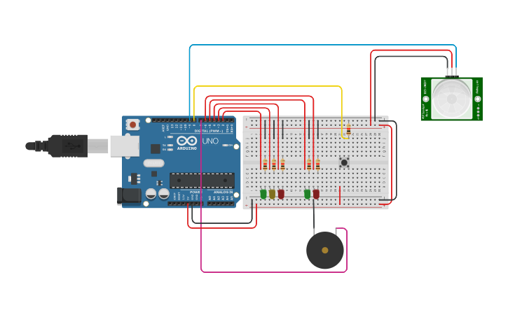 Circuit design Trabalho Final | Tinkercad