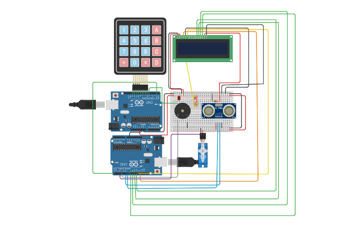 Circuit Design Two Uart Arduino Tinkercad