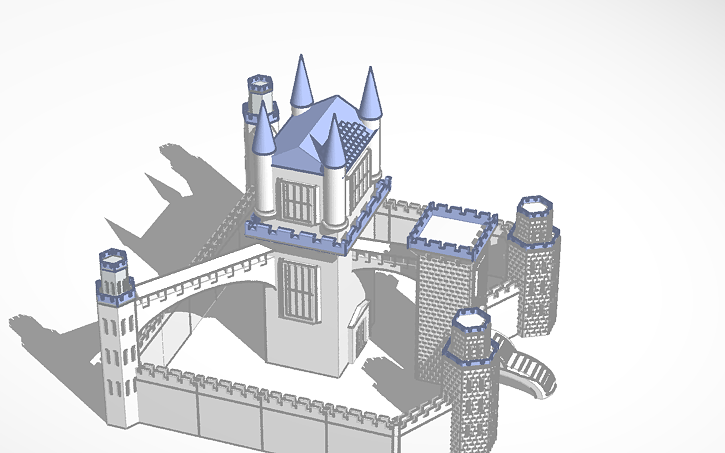 3D design #castles - Tinkercad