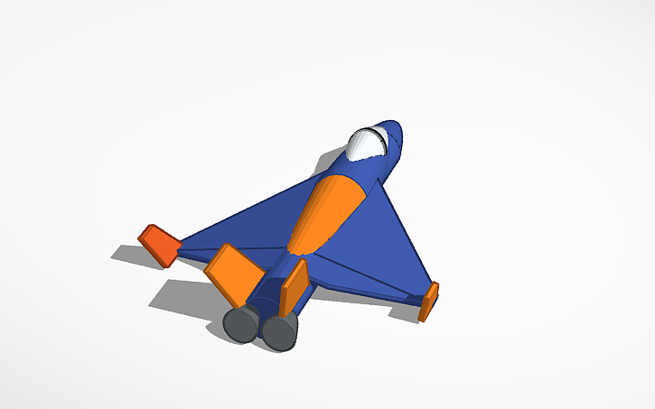 3D design RC Plane Full Model - Tinkercad