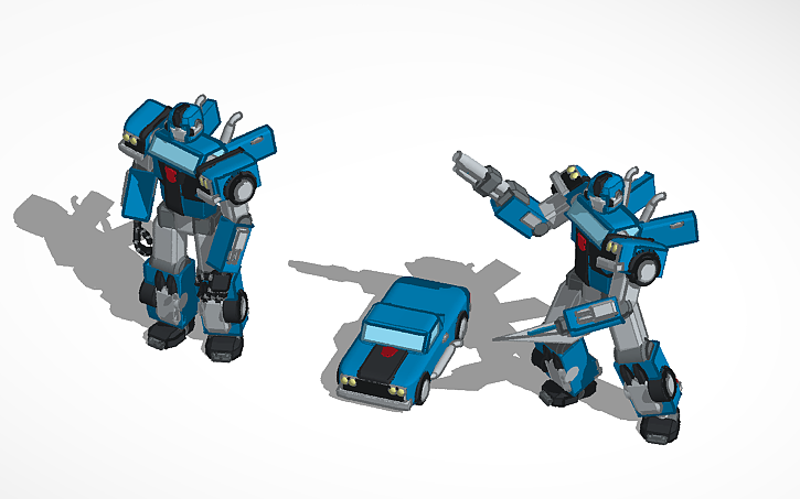 3D design autobot burnout | Tinkercad