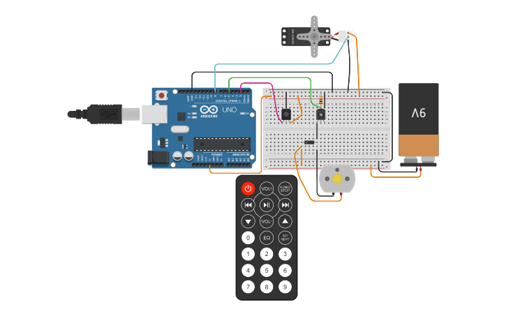 Circuit design T.I.R - Final Evelyn Rengel | Tinkercad