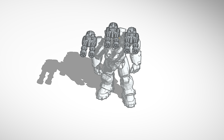 3D design WAR ROBOT | Tinkercad