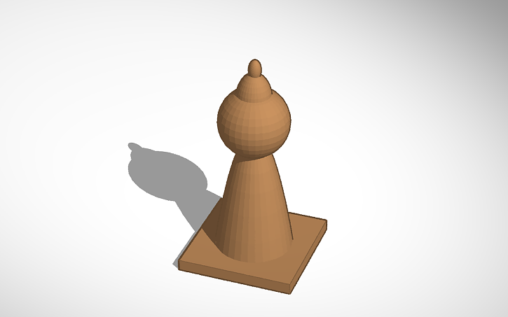 3D design Bishop | Tinkercad