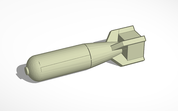 3D design nuke - Tinkercad