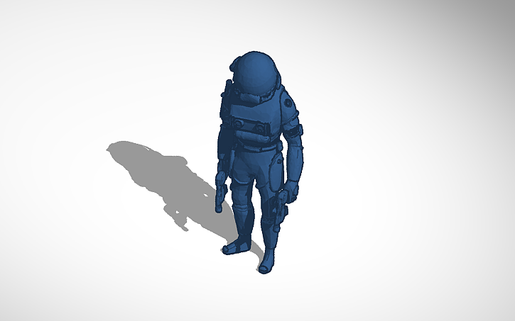 3D design Risk of rain 2 Commando - Tinkercad