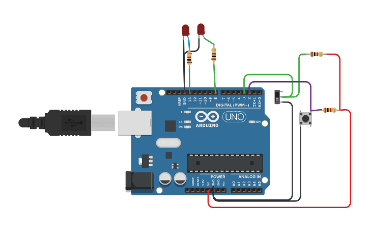 Circuit design GSM - ex3 ativ 2 - Tinkercad