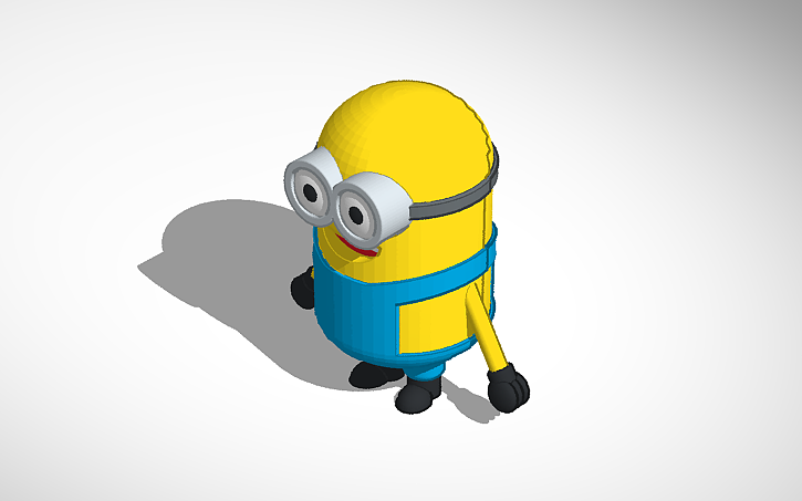 3D design MINION - Tinkercad