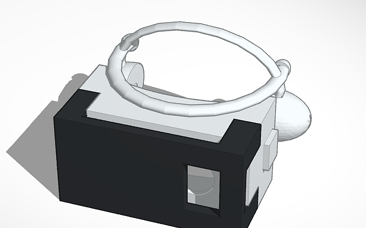 3D design virtual reality headset - Tinkercad