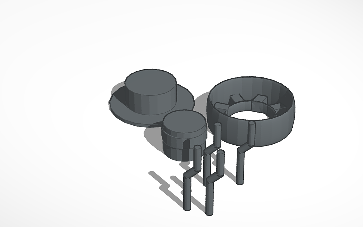 3D design arc reactor - Tinkercad