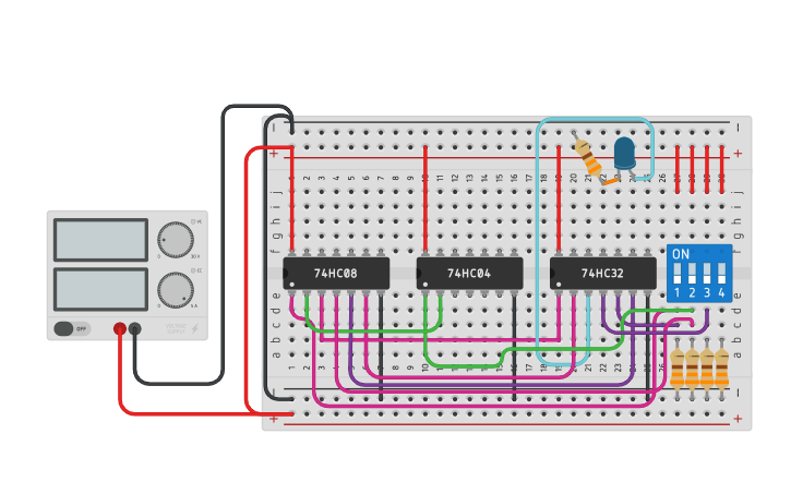 Circuit design Practica02-García Mendieta - Tinkercad