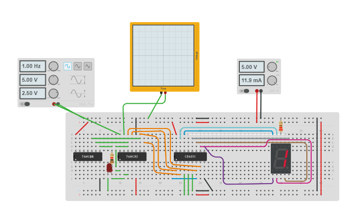 Circuit design COMPUERTAS LÓGICAS COMBINACIONALES | Tinkercad
