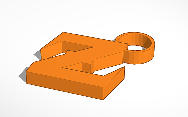 3D design Dragonball Z Key chain - Tinkercad