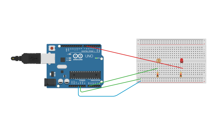 Circuit design COMP 1045 Assignment 4 - Tinkercad