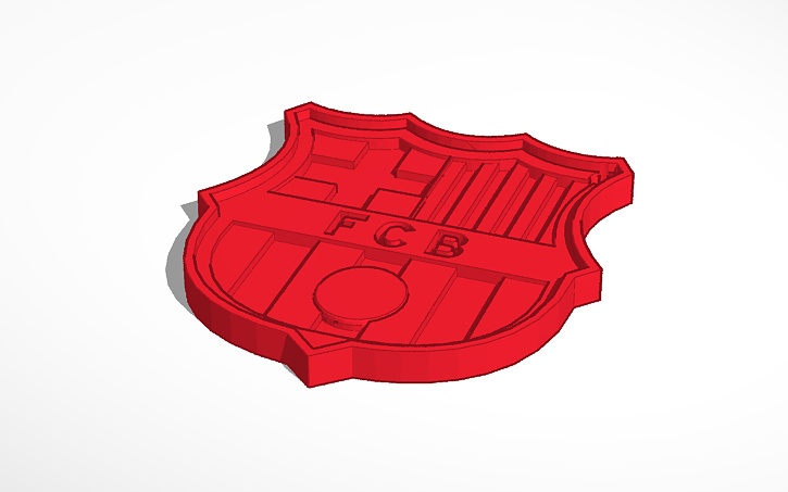 3D design FC Barcelona | Tinkercad