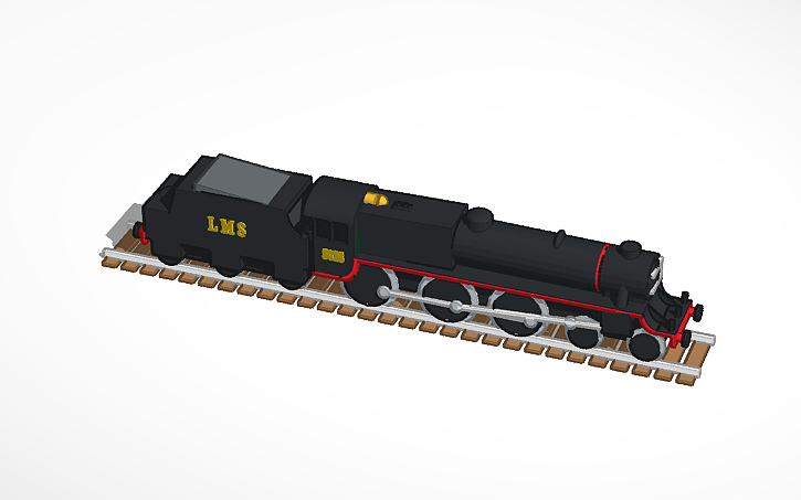3D design (OLD) L.M.S. Stanier Black 5 No.5025 - Tinkercad