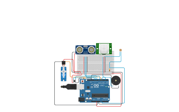 Circuit design Copy of Parcial 2 - Tinkercad