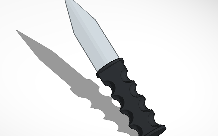 3D design Knife - Tinkercad