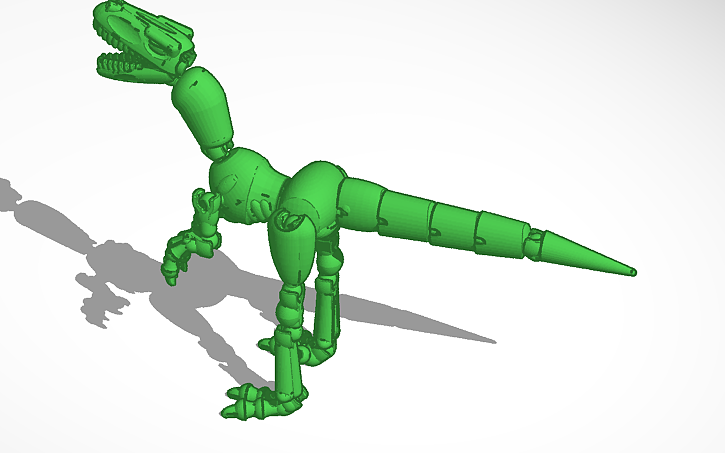 3D design T-Rex TR - Tinkercad