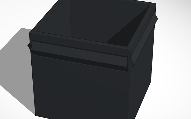 3D design storage box - Tinkercad