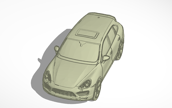 3D design Porsche Macan - Tinkercad