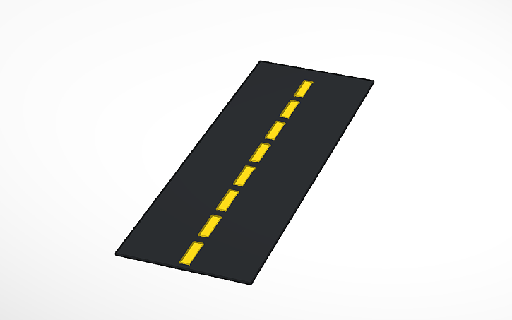 3D design Road - Tinkercad