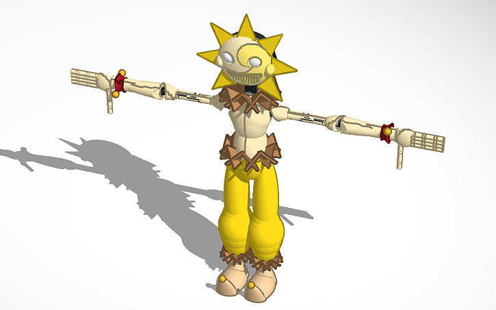3D design sundrop fnaf - Tinkercad