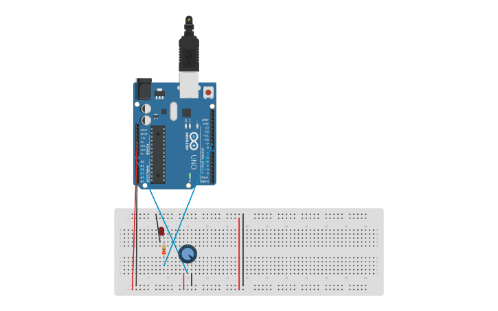 Circuit design Lab1_3 - Tinkercad