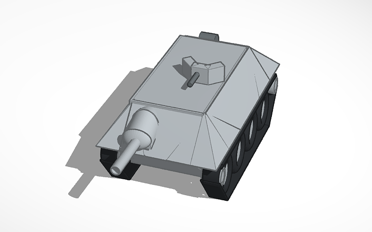 3D design Pz. 38 Hetzer Pencil holder | Tinkercad