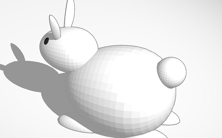 3D design Bunny Toy - Tinkercad