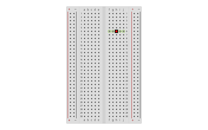 Circuit design Introducing the Breadboard - Tinkercad