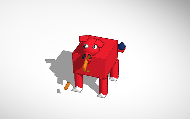 3D design FUN DRAGON - Tinkercad