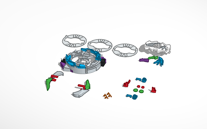 3D design Volcan spitfire - Tinkercad