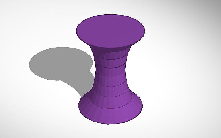 3D design Concave Cylinder - Tinkercad
