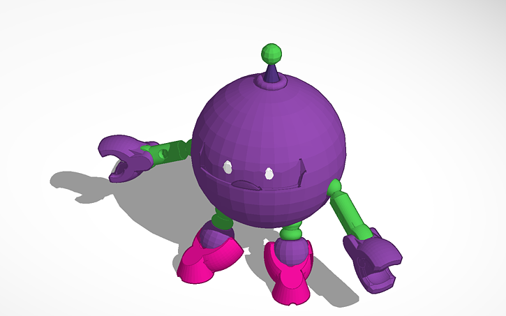 3D design DotNet Mascot - Tinkercad