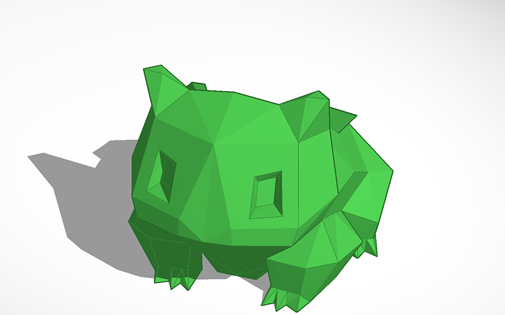 3D design Bulbasaur - Tinkercad