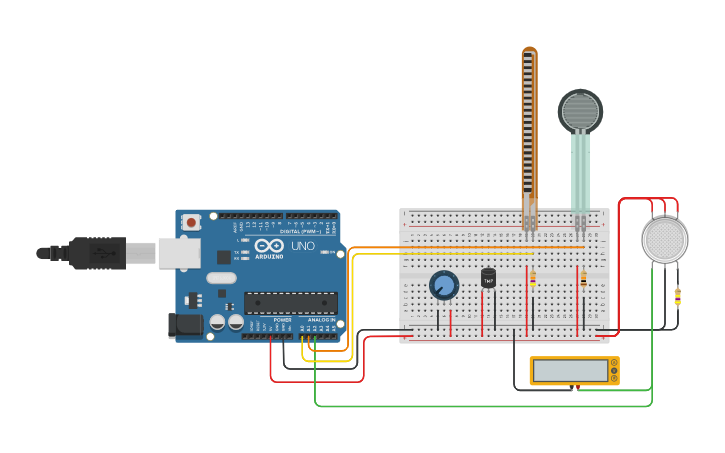 Circuit design Arduino - Tinkercad