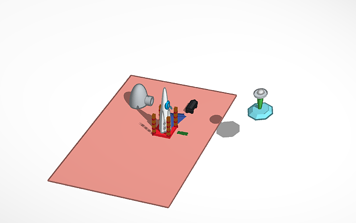 3D design SPACE STATION - Tinkercad