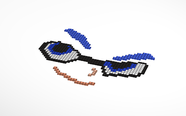 3D design Inkling face - Tinkercad