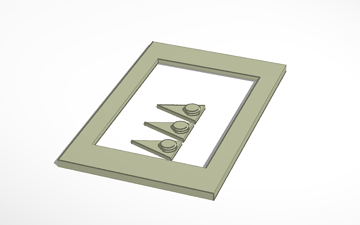 3D design 4x6 Picture Frame | Tinkercad